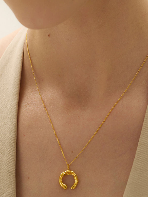 Talisman Fortune Necklace 14k Gold - EVA REMENYI